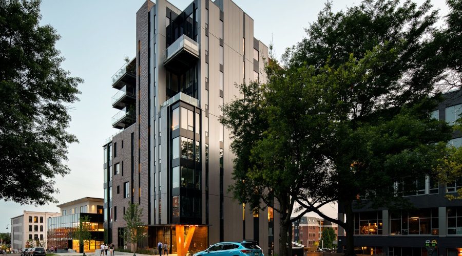 Green Design Meets Modern Aesthetic in New Apartment Building with Use ...