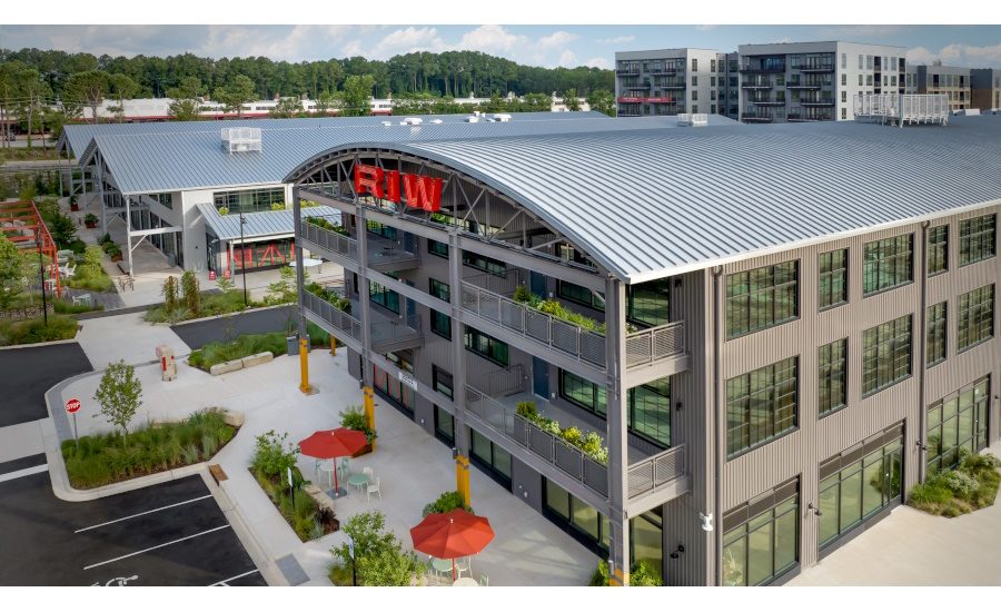 Metal Roof, Wall Panels Connect Mixed-use Complex to Industrial Past ...