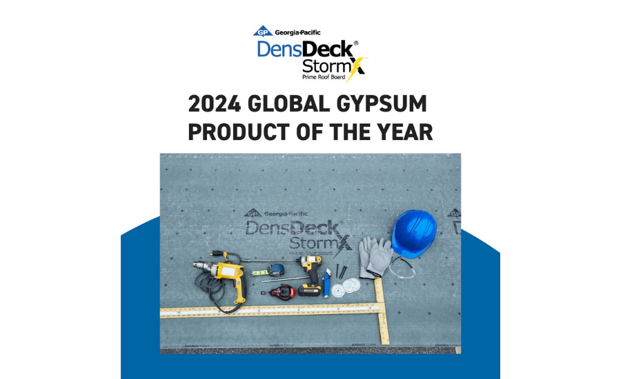 DensDeck StormX Prime Roof Board Awarded "Global Gypsum Product of the ...