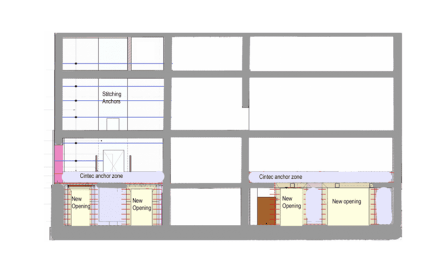 Stabilization of Major Structural Works Within Building in Central ...