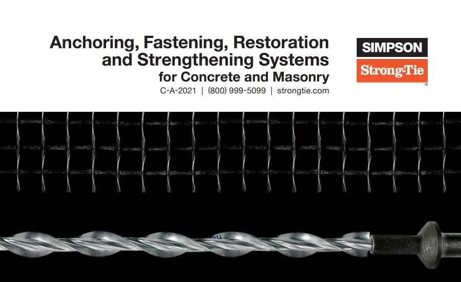 Simpson Strong-Tie Releases 2021 Concrete Catalog | 2021-02-23 ...