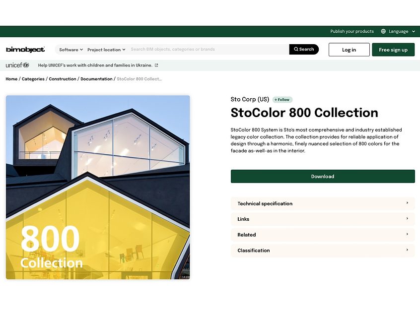 Sto Corp. Rolls Out Updated BIM Assets For All Sto Color Collections ...