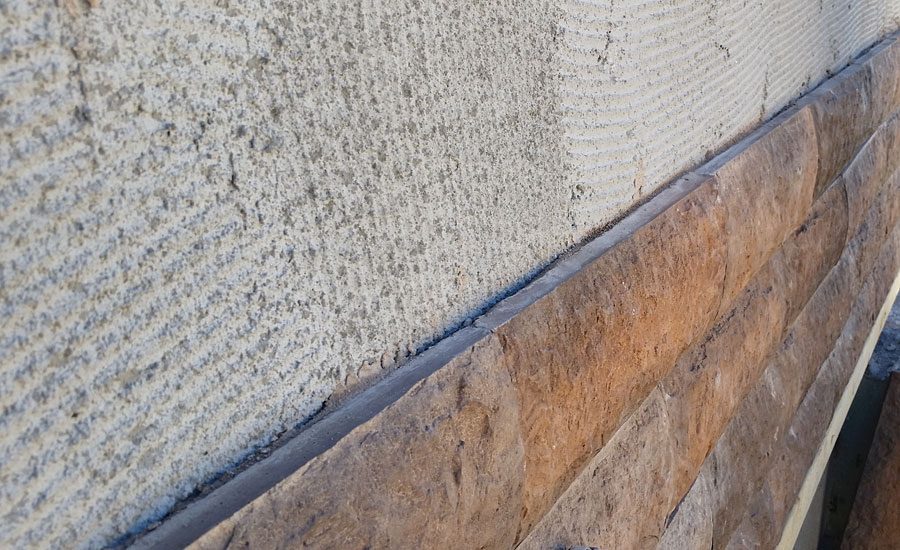 Attaching Lath for Adhered Masonry Veneer over Continuous Insulation ...
